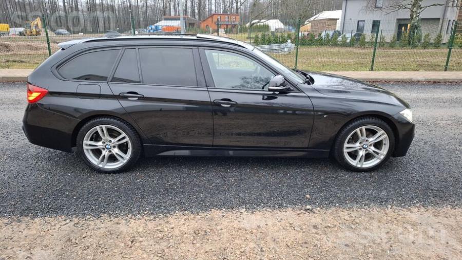 Black BMW 320 2013 in Riga, with an engine capacity of 2.00 L and mileage of 250 thousand km for 10650 €, photo 6 on AUTOMOTO.COM.LV