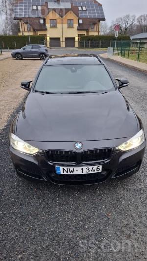 Black BMW 320 2013 in Riga, with an engine capacity of 2.00 L and mileage of 250 thousand km for 10650 €, photo 7 on AUTOMOTO.COM.LV