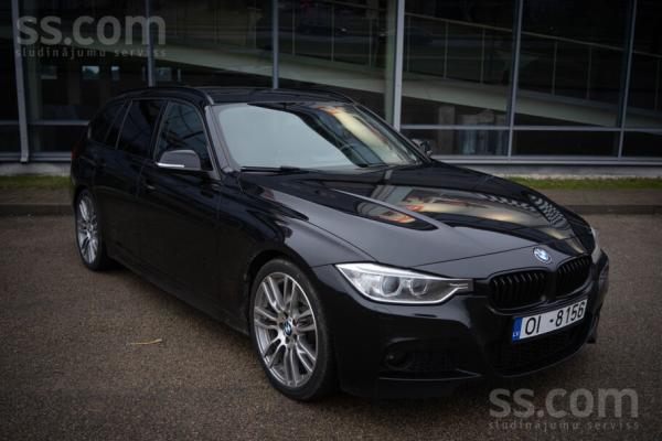 Black BMW 320 2013 in Valmiera, with an engine capacity of 2.00 L and mileage of 313 thousand km for 11700 €, photo 1 on AUTOMOTO.COM.LV
