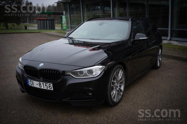 Black BMW 320 2013 in Valmiera, with an engine capacity of 2.00 L and mileage of 313 thousand km for 11700 €, photo 2 on AUTOMOTO.COM.LV