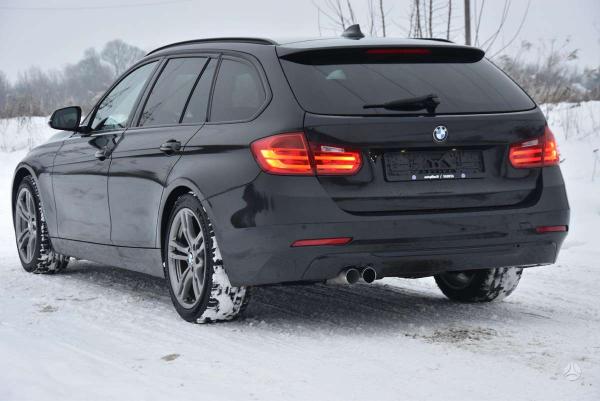 Black BMW 320 2013 in Vilnius, with an engine capacity of 2.00 L and mileage of 312 thousand km for 7800 €, photo 1 on AUTOMOTO.COM.LV