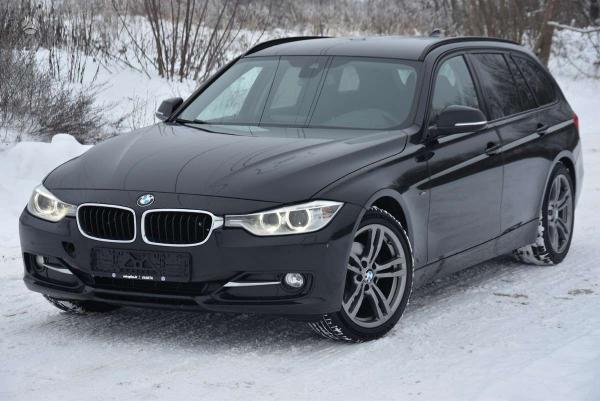 Black BMW 320 2013 in Vilnius, with an engine capacity of 2.00 L and mileage of 312 thousand km for 7800 €, photo 3 on AUTOMOTO.COM.LV