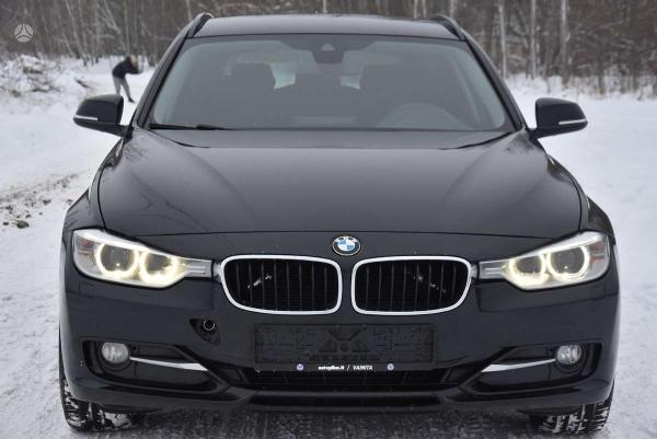 Black BMW 320 2013 in Vilnius, with an engine capacity of 2.00 L and mileage of 312 thousand km for 7800 €, photo 4 on AUTOMOTO.COM.LV