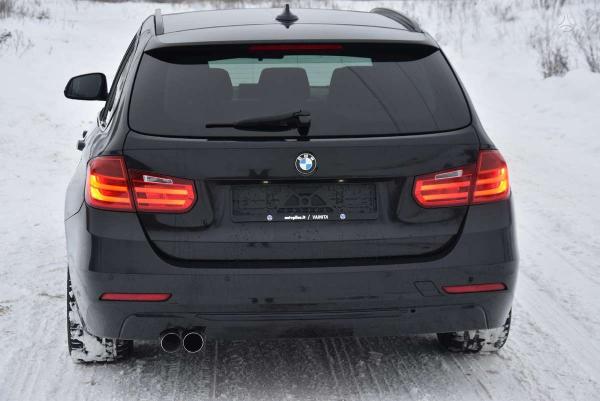 Black BMW 320 2013 in Vilnius, with an engine capacity of 2.00 L and mileage of 312 thousand km for 7800 €, photo 5 on AUTOMOTO.COM.LV