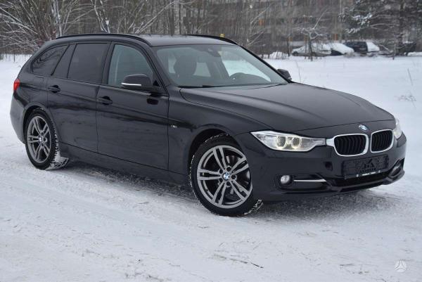 Black BMW 320 2013 in Vilnius, with an engine capacity of 2.00 L and mileage of 312 thousand km for 7800 €, photo 6 on AUTOMOTO.COM.LV