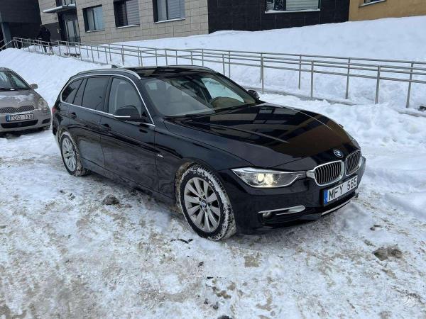 Black BMW 320 2013 in Vilnius, with an engine capacity of 2.00 L and mileage of 330 thousand km for 3900 €, photo 4 on AUTOMOTO.COM.LV