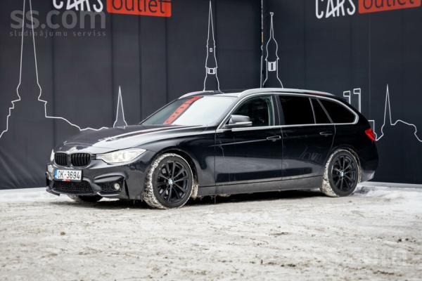 Black BMW 320 2013 in Riga, with an engine capacity of 2.00 L and mileage of 284 thousand km for 8990 €, photo 1 on AUTOMOTO.COM.LV