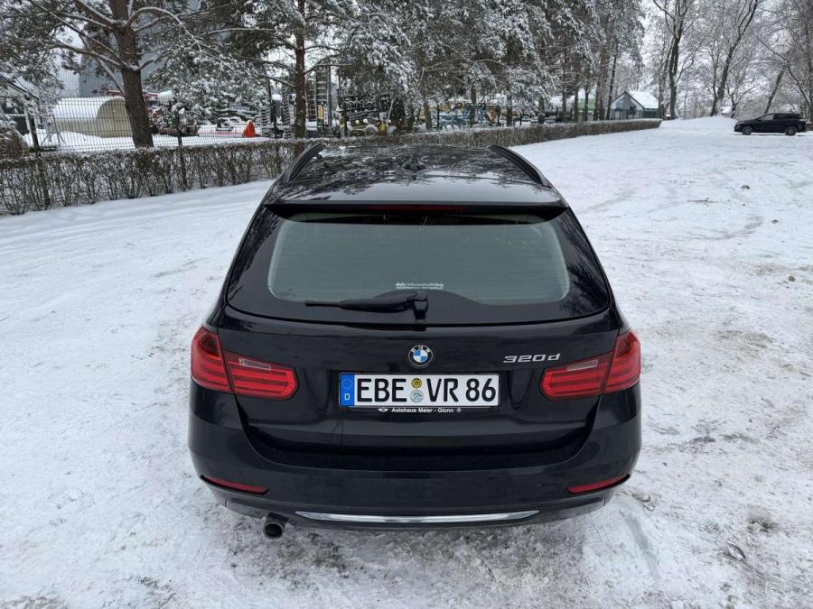 Black BMW 320 2013 in Marijampole, with an engine capacity of 2.00 L and mileage of 356 thousand km for 7999 €, photo 5 on AUTOMOTO.COM.LV
