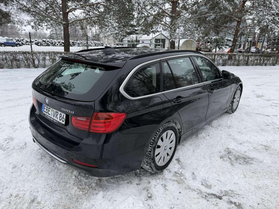 Black BMW 320 2013 in Marijampole, with an engine capacity of 2.00 L and mileage of 356 thousand km for 7999 €, photo 6 on AUTOMOTO.COM.LV