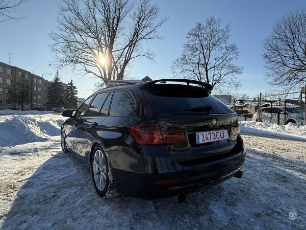 Black BMW 320 2013 in Ukmerge, with an engine capacity of 2.00 L and mileage of 309 thousand km for 8300 €, photo 6 on AUTOMOTO.COM.LV