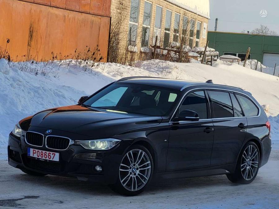 Black BMW 320 2013 in Vilnius, with an engine capacity of 2.00 L and mileage of 282 thousand km for 9450 €, photo 1 on AUTOMOTO.COM.LV