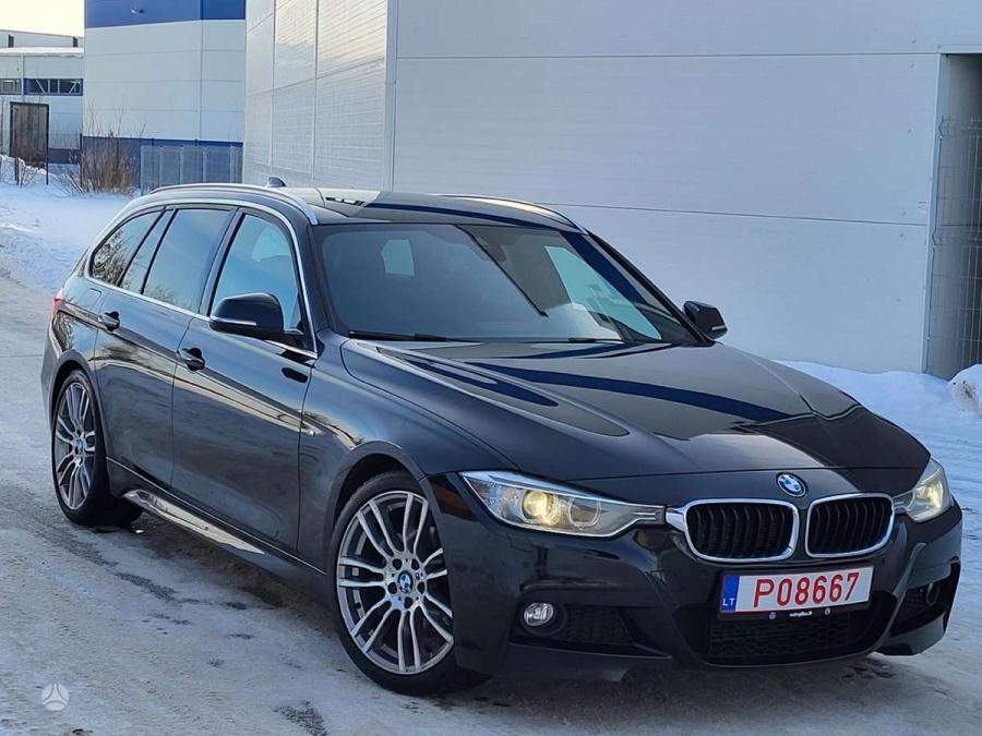 Black BMW 320 2013 in Vilnius, with an engine capacity of 2.00 L and mileage of 282 thousand km for 9450 €, photo 5 on AUTOMOTO.COM.LV