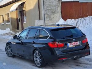 Black BMW 320 2013 in Vilnius, with an engine capacity of 2.00 L and mileage of 282 thousand km for 9450 €, photo 9 on AUTOMOTO.COM.LV
