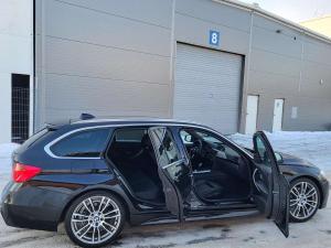 Black BMW 320 2013 in Vilnius, with an engine capacity of 2.00 L and mileage of 282 thousand km for 9450 €, photo 11 on AUTOMOTO.COM.LV