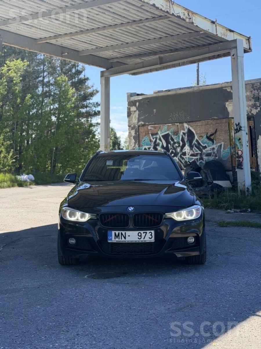 Black BMW 320 2013 in Riga, with an engine capacity of 2.00 L and mileage of 265 thousand km for 9150 €, photo 1 on AUTOMOTO.COM.LV