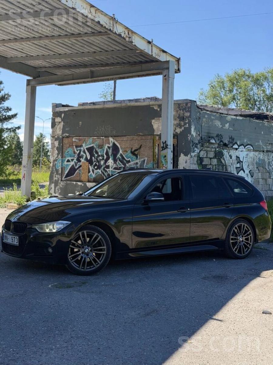 Black BMW 320 2013 in Riga, with an engine capacity of 2.00 L and mileage of 265 thousand km for 9150 €, photo 4 on AUTOMOTO.COM.LV