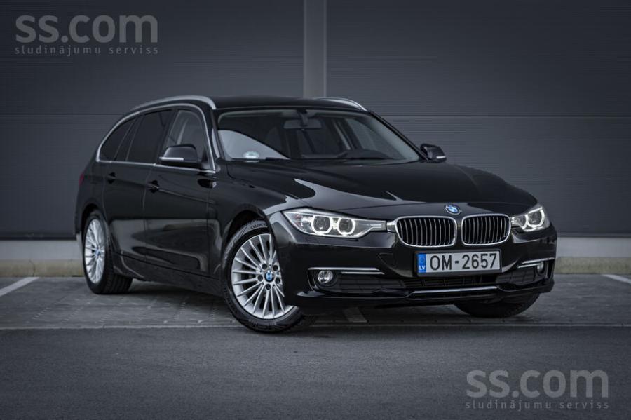 Black BMW 320 2013 in Valmiera, with an engine capacity of 2.00 L and mileage of 207 thousand km for 9150 €, photo 1 on AUTOMOTO.COM.LV