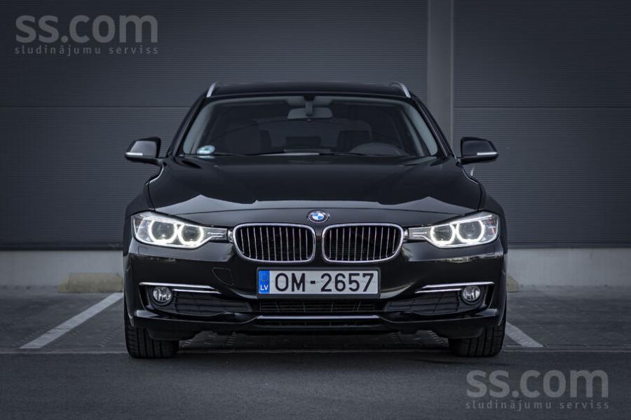 Black BMW 320 2013 in Valmiera, with an engine capacity of 2.00 L and mileage of 207 thousand km for 9150 €, photo 3 on AUTOMOTO.COM.LV