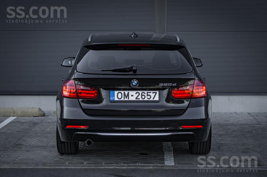 Black BMW 320 2013 in Valmiera, with an engine capacity of 2.00 L and mileage of 207 thousand km for 9150 €, photo 9 on AUTOMOTO.COM.LV