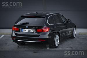 Black BMW 320 2013 in Valmiera, with an engine capacity of 2.00 L and mileage of 207 thousand km for 9150 €, photo 10 on AUTOMOTO.COM.LV
