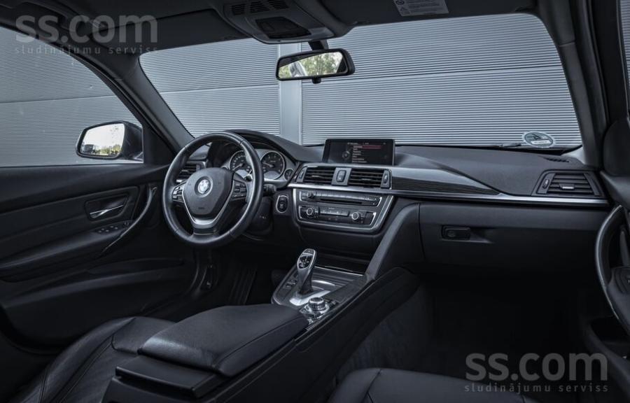 Black BMW 320 2013 in Valmiera, with an engine capacity of 2.00 L and mileage of 207 thousand km for 9150 €, photo 13 on AUTOMOTO.COM.LV