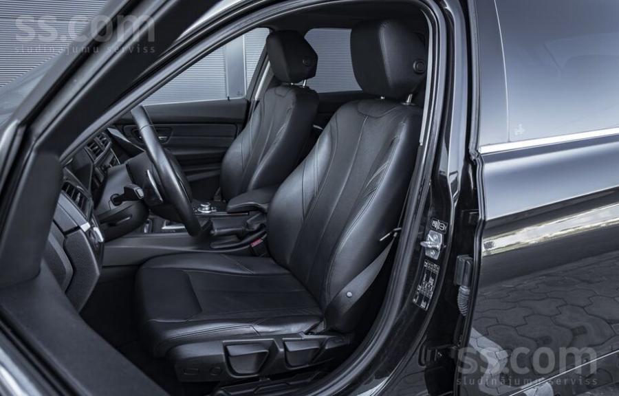 Black BMW 320 2013 in Valmiera, with an engine capacity of 2.00 L and mileage of 207 thousand km for 9150 €, photo 14 on AUTOMOTO.COM.LV