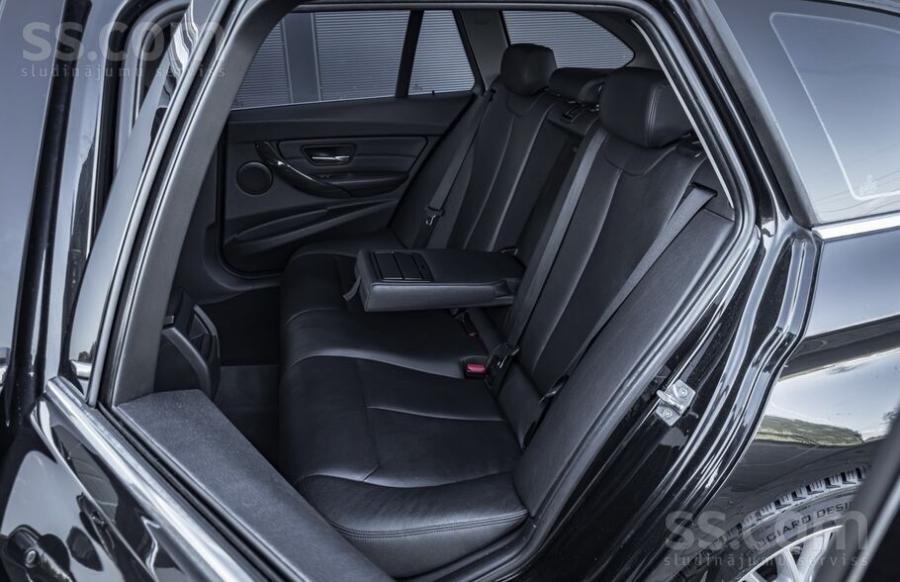 Black BMW 320 2013 in Valmiera, with an engine capacity of 2.00 L and mileage of 207 thousand km for 9150 €, photo 15 on AUTOMOTO.COM.LV