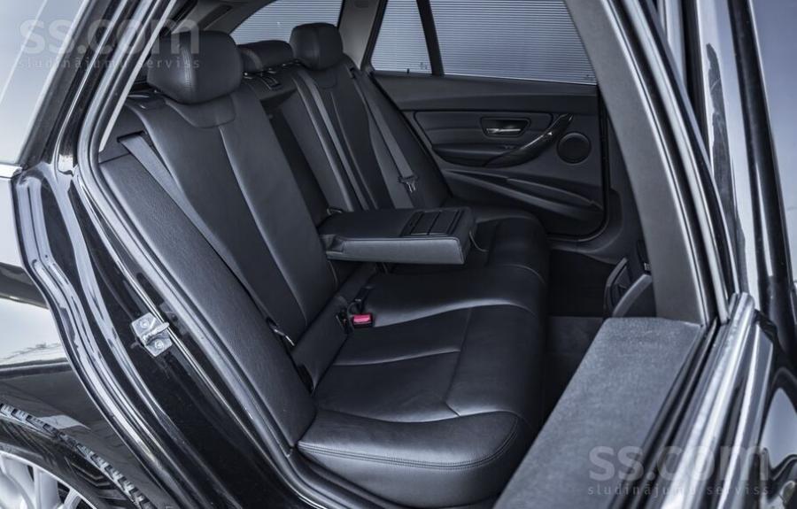 Black BMW 320 2013 in Valmiera, with an engine capacity of 2.00 L and mileage of 207 thousand km for 9150 €, photo 16 on AUTOMOTO.COM.LV