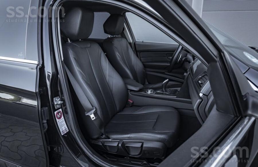 Black BMW 320 2013 in Valmiera, with an engine capacity of 2.00 L and mileage of 207 thousand km for 9150 €, photo 17 on AUTOMOTO.COM.LV