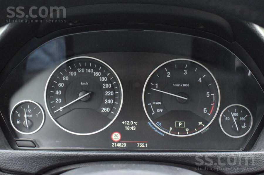 Melns BMW 320 2013 Tukums, ar dzinēja tilpumu 2.00 L un nobraukumu 211 tūkst. km par 10990 €, foto 18 vietnē AUTOMOTO.COM.LV
