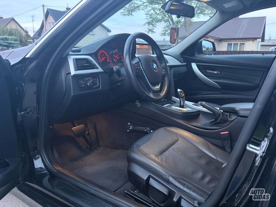 Black BMW 320 2013 in Siauliai, with an engine capacity of 2.00 L and mileage of 332 thousand km for 6550 €, photo 13 on AUTOMOTO.COM.LV