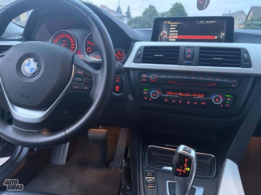 Black BMW 320 2013 in Siauliai, with an engine capacity of 2.00 L and mileage of 332 thousand km for 6550 €, photo 15 on AUTOMOTO.COM.LV