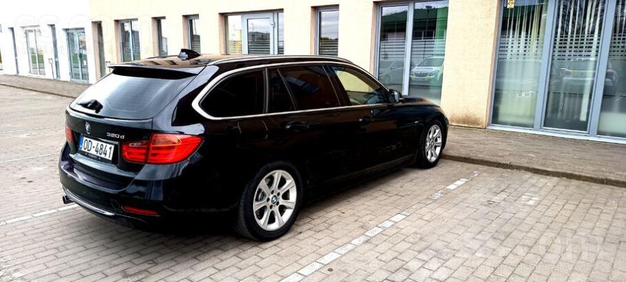 Black BMW 320 2013 in Jelgava, with an engine capacity of 2.00 L and mileage of 278 thousand km for 10800 €, photo 5 on AUTOMOTO.COM.LV