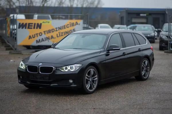 Black BMW 320 2013 in Liepaja, with an engine capacity of 2.00 L and mileage of 330 thousand km for 7850 €, photo 1 on AUTOMOTO.COM.LV