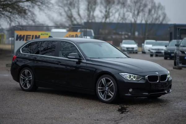 Black BMW 320 2013 in Liepaja, with an engine capacity of 2.00 L and mileage of 330 thousand km for 7850 €, photo 5 on AUTOMOTO.COM.LV