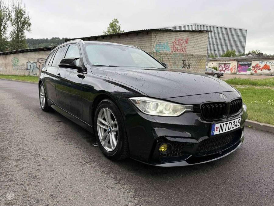 Black BMW 320 2013 in Vilnius, with an engine capacity of 2.00 L and mileage of 236 thousand km for 8950 €, photo 8 on AUTOMOTO.COM.LV