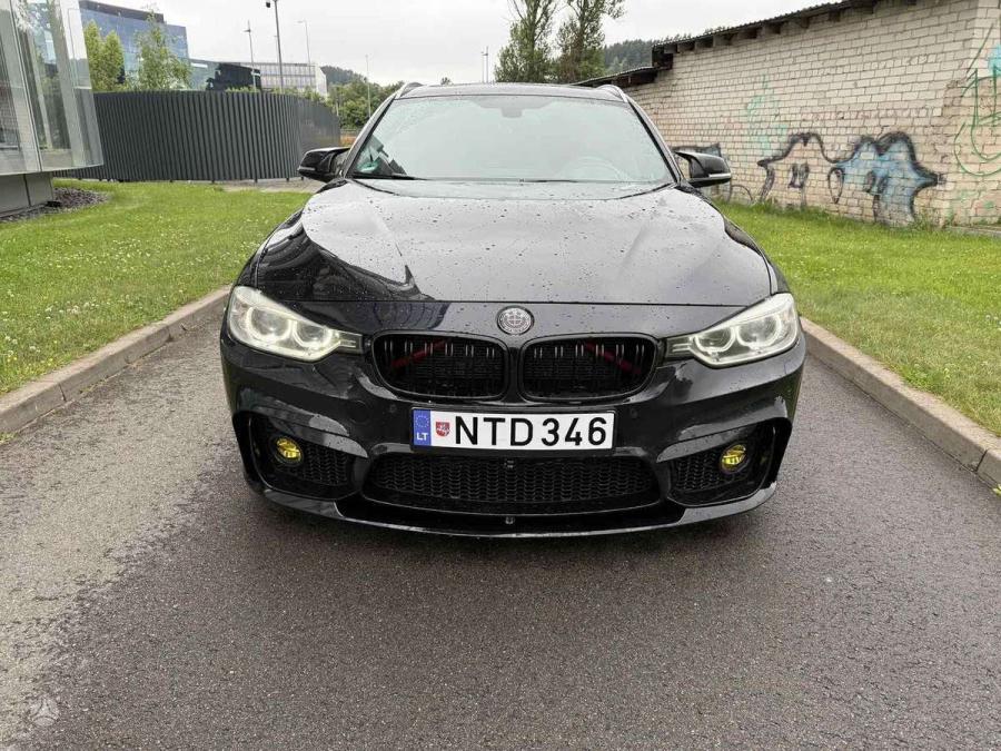 Black BMW 320 2013 in Vilnius, with an engine capacity of 2.00 L and mileage of 236 thousand km for 8950 €, photo 9 on AUTOMOTO.COM.LV