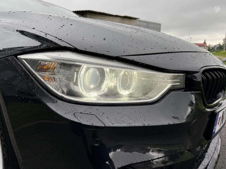 Black BMW 320 2013 in Vilnius, with an engine capacity of 2.00 L and mileage of 236 thousand km for 8950 €, photo 10 on AUTOMOTO.COM.LV
