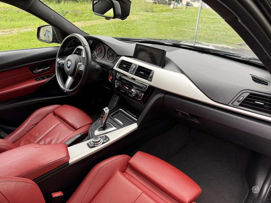 Black BMW 320 2013 in Vilnius, with an engine capacity of 2.00 L and mileage of 236 thousand km for 8950 €, photo 20 on AUTOMOTO.COM.LV