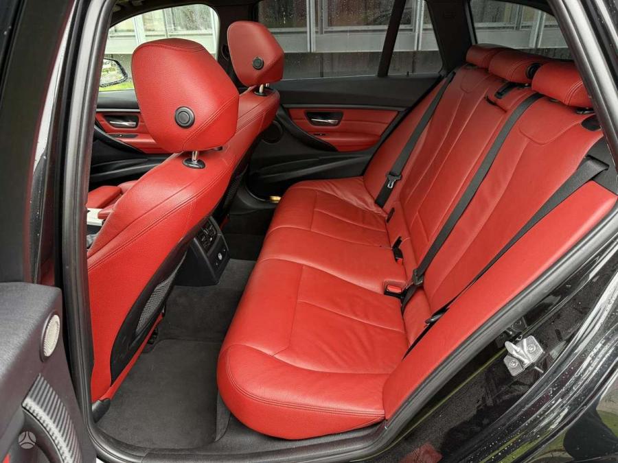 Black BMW 320 2013 in Vilnius, with an engine capacity of 2.00 L and mileage of 236 thousand km for 8950 €, photo 25 on AUTOMOTO.COM.LV