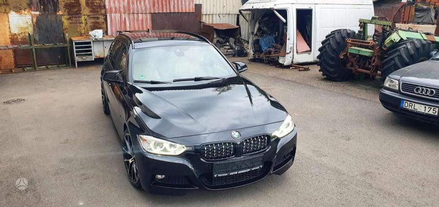 Black BMW 320 2013 in Kaunas, with an engine capacity of 2.00 L and mileage of 232 thousand km for 9650 €, photo 16 on AUTOMOTO.COM.LV