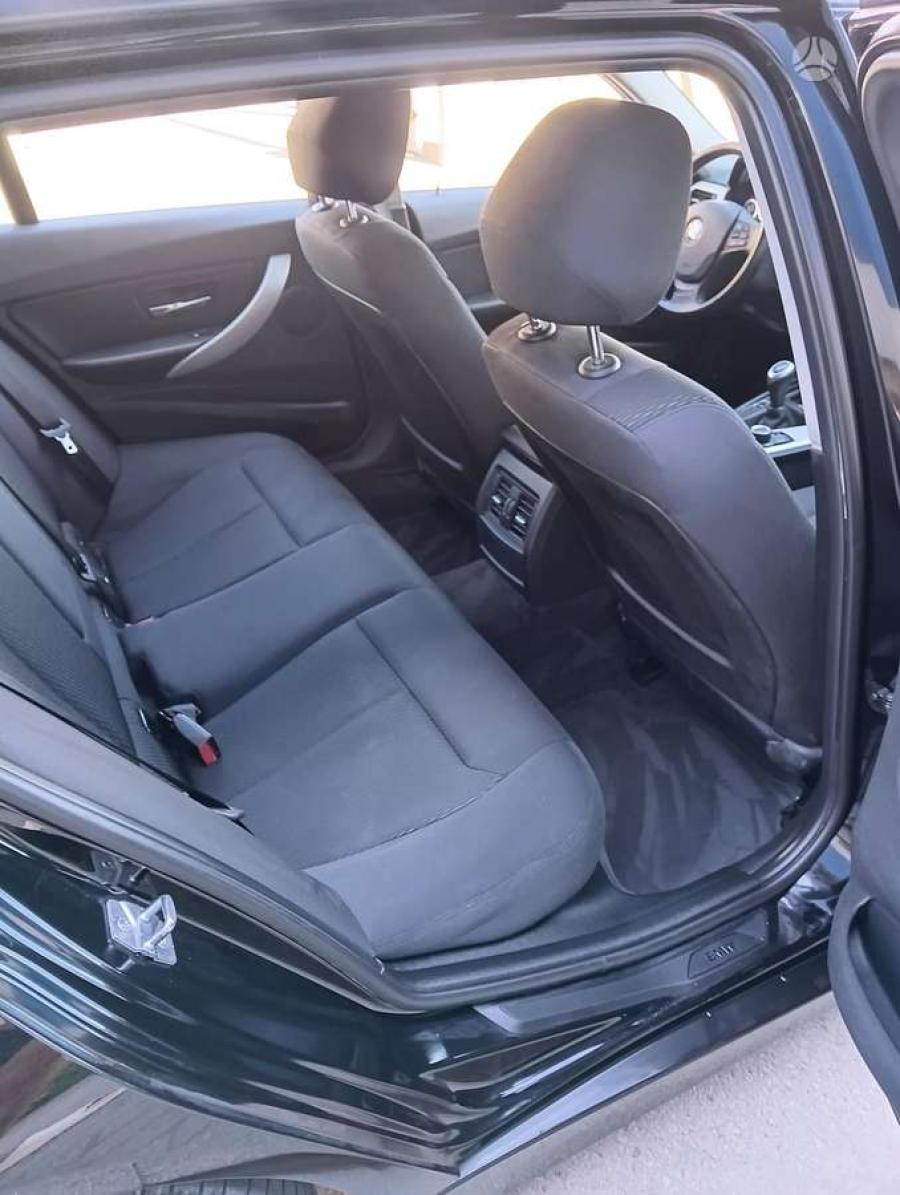Black BMW 320 2013 in Taurage, with an engine capacity of 2.00 L and mileage of 300 thousand km for 4850 €, photo 16 on AUTOMOTO.COM.LV