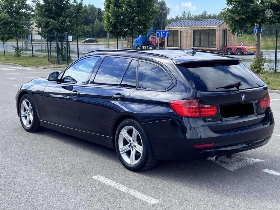 Black BMW 320 2013 in Klaipeda, with an engine capacity of 2.00 L and mileage of 340 thousand km for 6499 €, photo 8 on AUTOMOTO.COM.LV