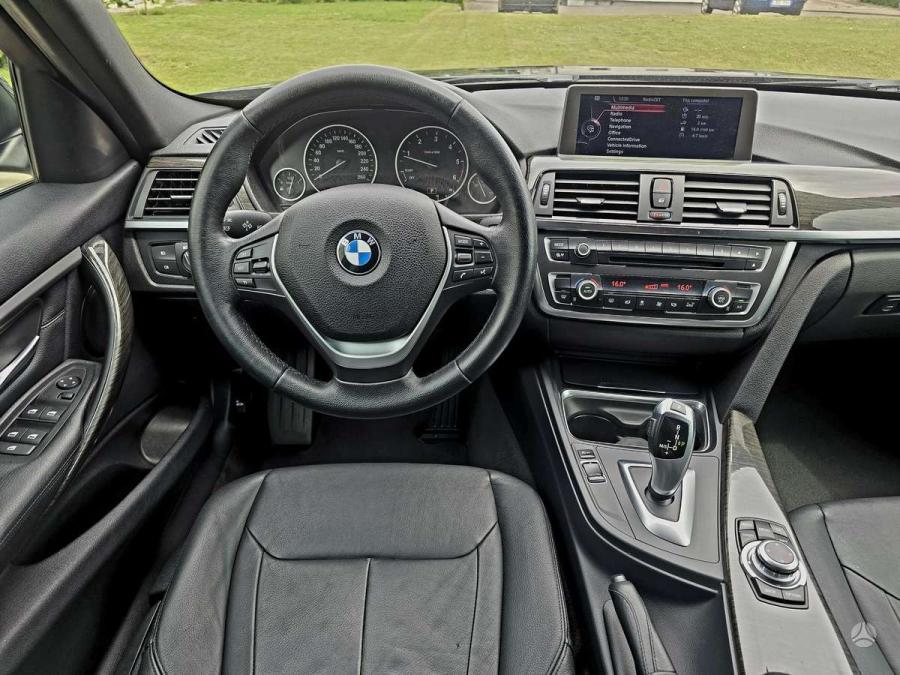 Black BMW 320 2013 in Marijampole, with an engine capacity of 2.00 L and mileage of 290 thousand km for 6750 €, photo 17 on AUTOMOTO.COM.LV