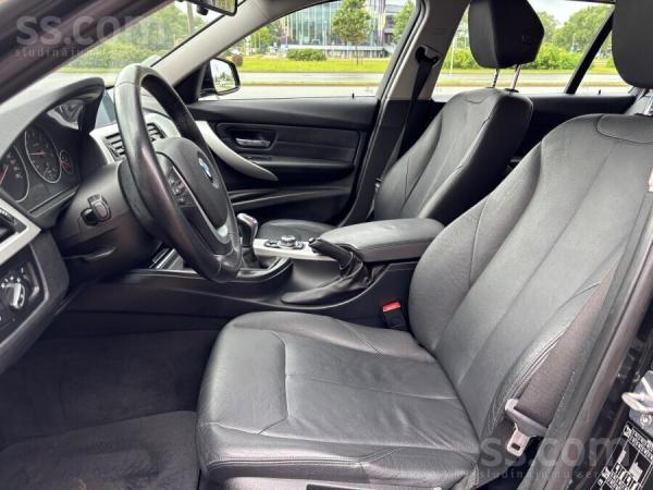 Black BMW 320 2013 in Riga, with an engine capacity of 2.00 L and mileage of 190 thousand km for 7950 €, photo 8 on AUTOMOTO.COM.LV
