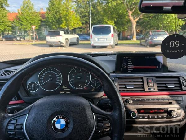 Black BMW 320 2013 in Ventspils, with an engine capacity of 2.00 L and mileage of 277 thousand km for 11900 €, photo 7 on AUTOMOTO.COM.LV