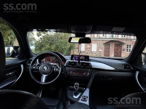 Black BMW 320 2013 in Kuldiga, with an engine capacity of 2.00 L and mileage of 353 thousand km for 9900 €, photo 7 on AUTOMOTO.COM.LV