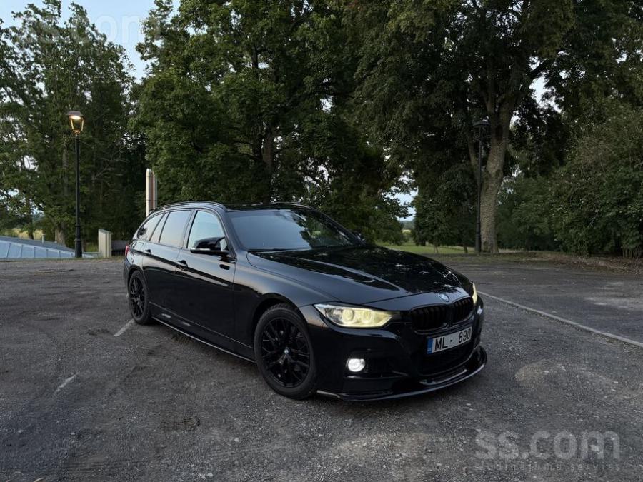 Black BMW 320 2013 in Kuldiga, with an engine capacity of 2.00 L and mileage of 353 thousand km for 9900 €, photo 1 on AUTOMOTO.COM.LV