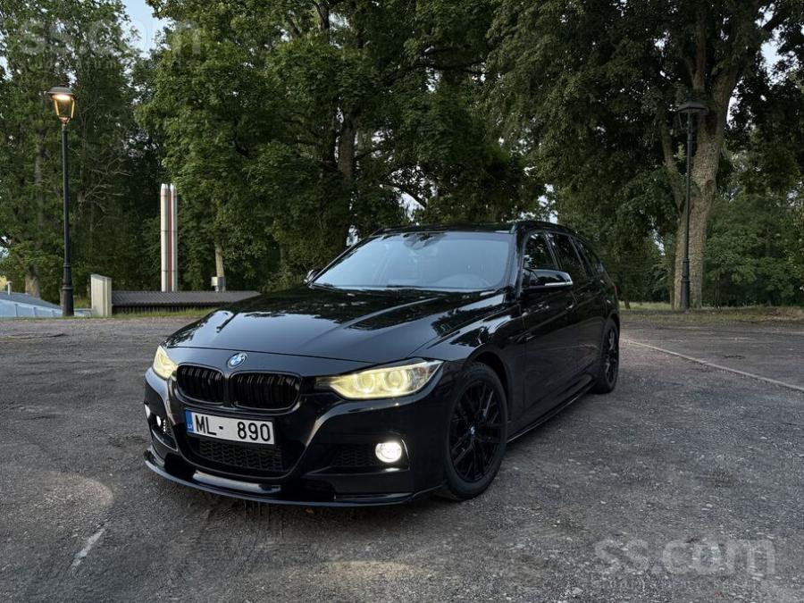 Black BMW 320 2013 in Kuldiga, with an engine capacity of 2.00 L and mileage of 353 thousand km for 9900 €, photo 4 on AUTOMOTO.COM.LV