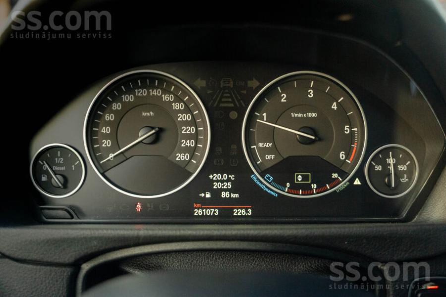 Melns BMW 320 2013 Rīga, ar dzinēja tilpumu 2.00 L un nobraukumu 261 tūkst. km par 8990 €, foto 15 vietnē AUTOMOTO.COM.LV